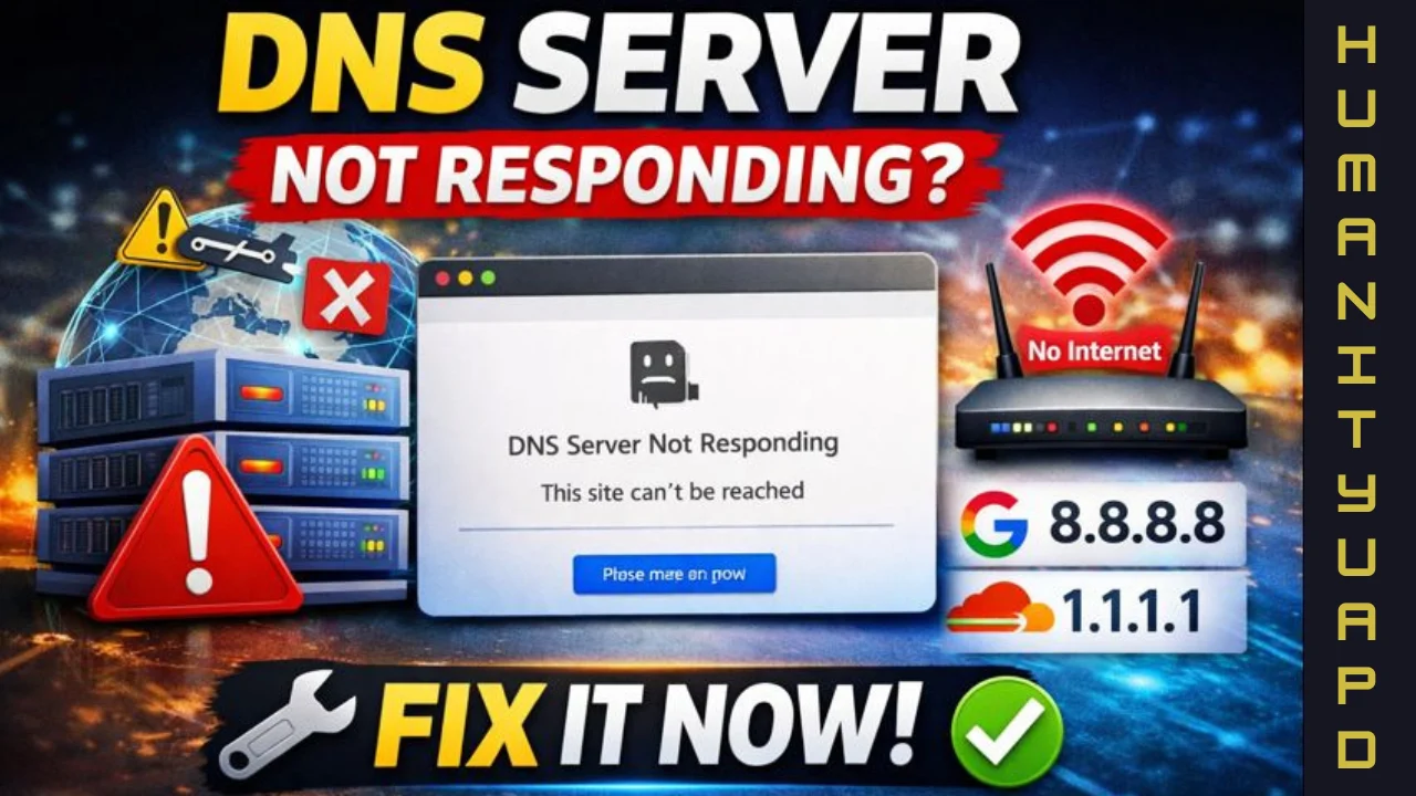 DNS Server Not Responding Today – Easy Fix Now (2026)
