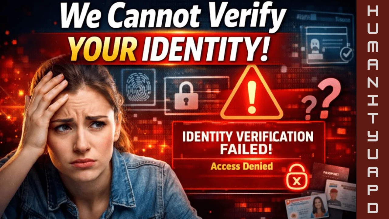 We Cannot Verify Your Identity Error - (2026 Guide)